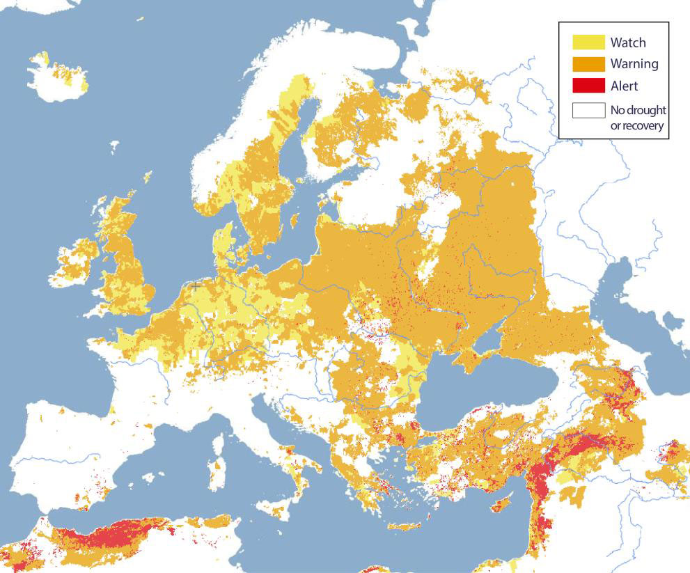 Excursus: Water scarcity and drought in Europe