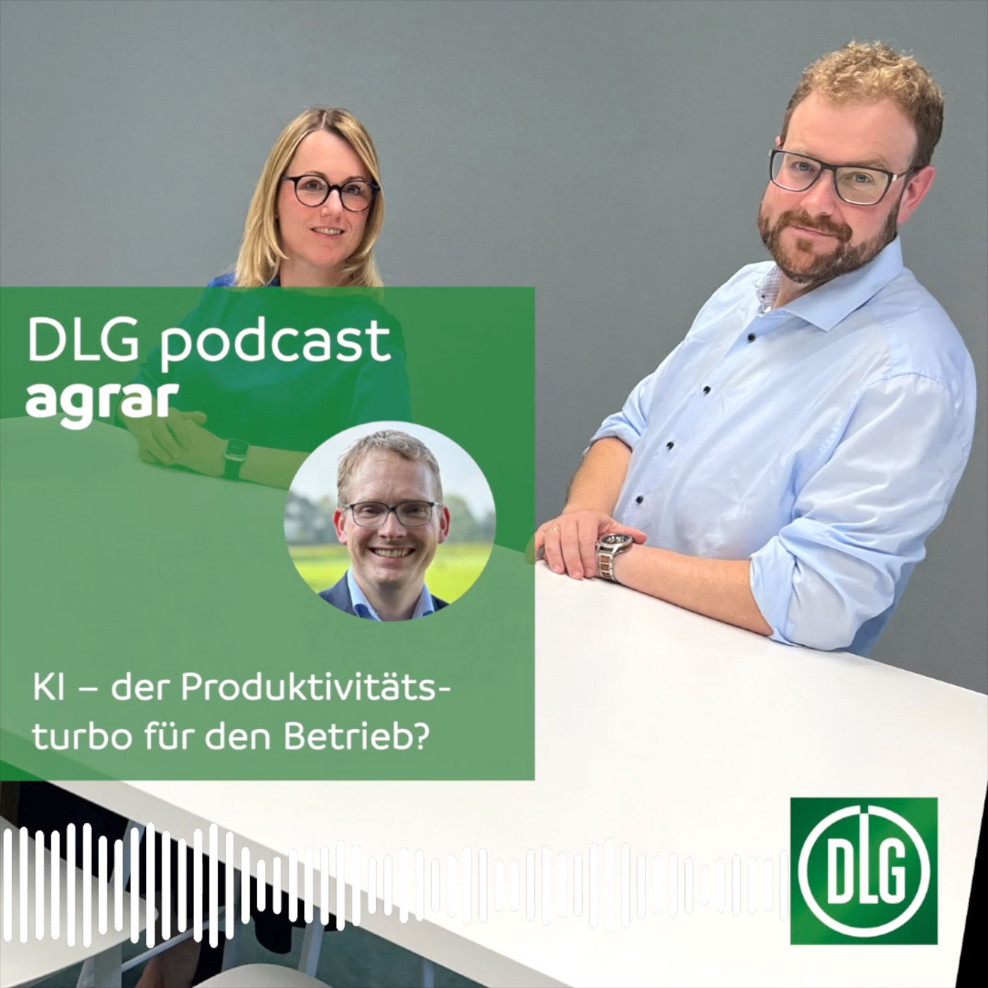 DLG-Podcast: KI – der Produktivitätsturbo für den Betrieb?